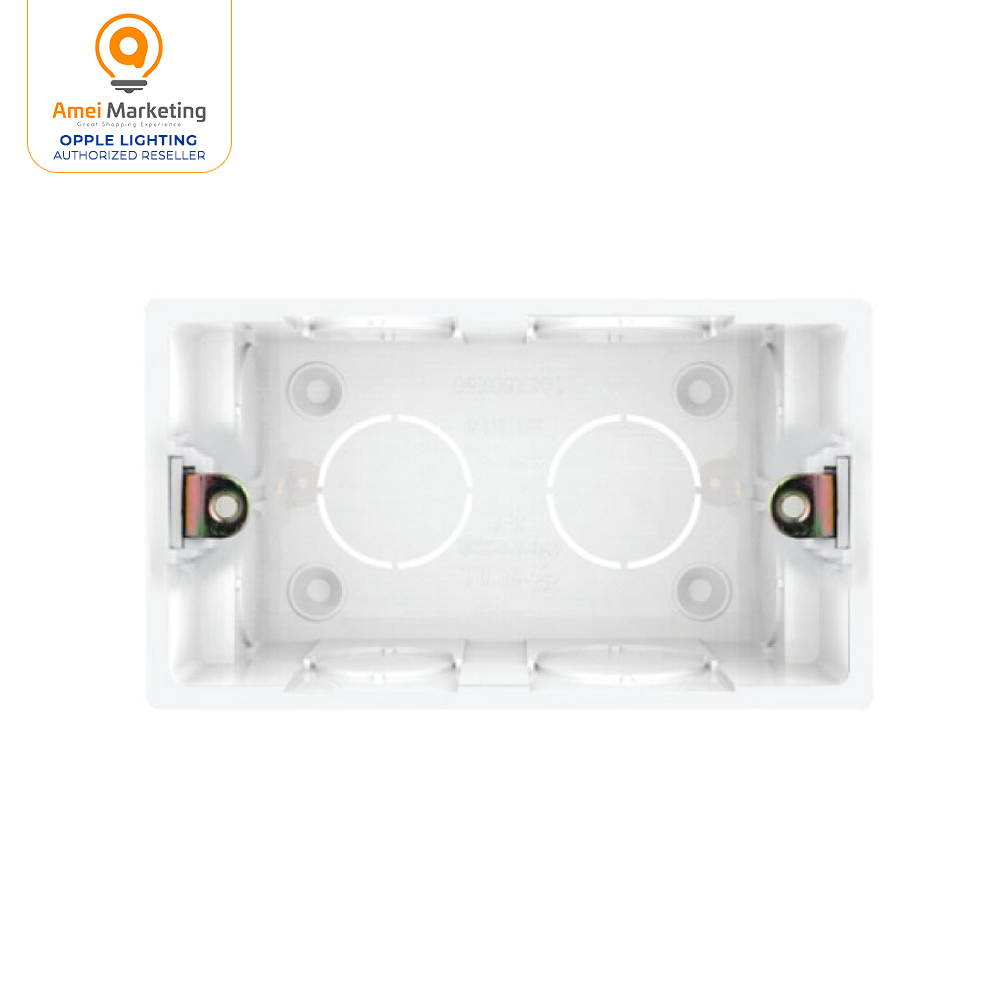 AMEI X OPPLE H14 Socket Bottom Utility Box Rectangle Fire Resistant ...