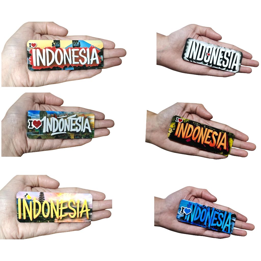 INDONESIA RECTANGLE DESIGN RUBBER REF MAGNET | Shopee Malaysia