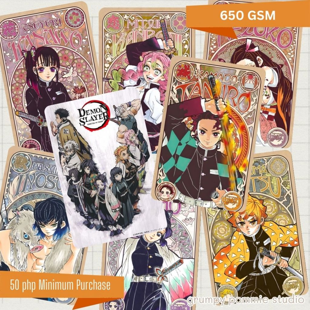 [650gsm] Demon Slayer - Kimetsu no Yaiba - Version 1- Holo and Glossy ...