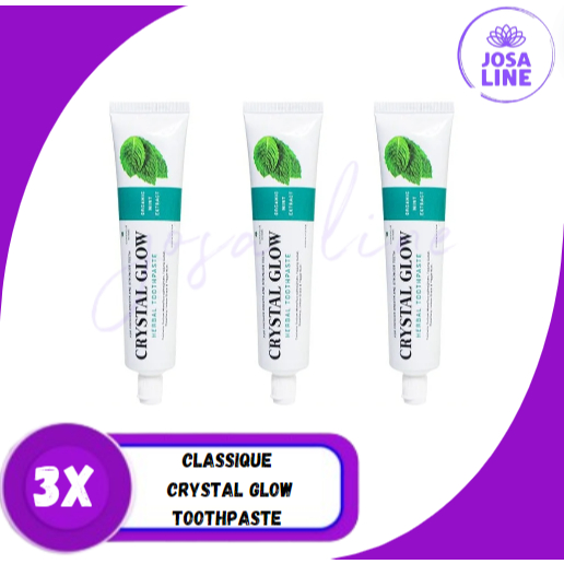 Classique Crystal Glow Toothpaste 100ml (x3 tube) | Shopee Malaysia