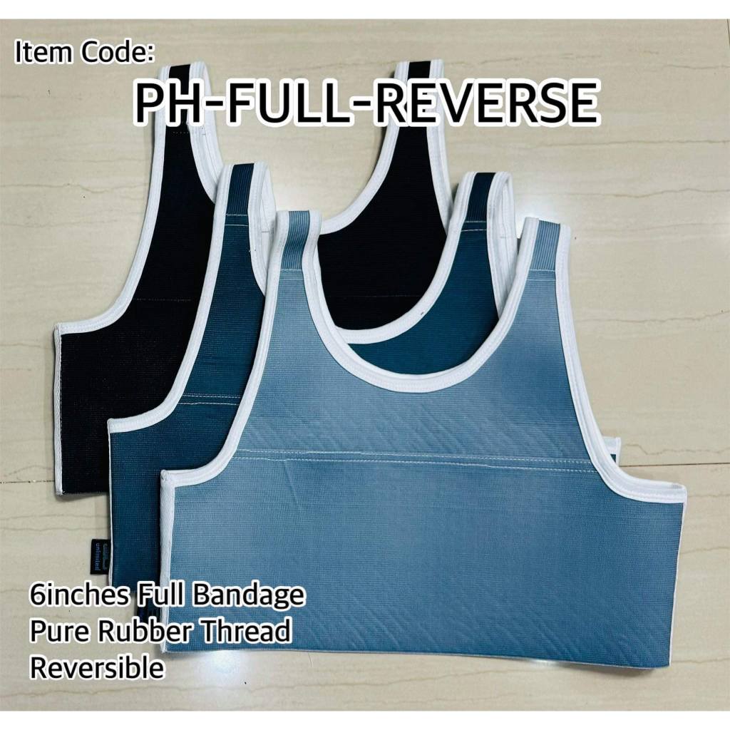 LOW BACK REVERSIBLE 6-INCHES EXTRA TIGHT CHEST BINDER TOMBOY SPORTSWEAR ...
