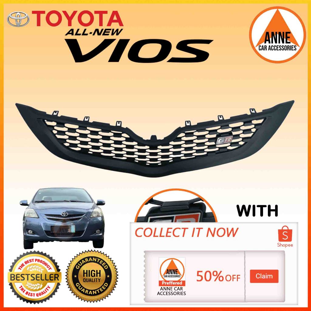 Toyota Vios Gen2 2007 - 2013 Model Year Model / Glossy Black / Matte ...