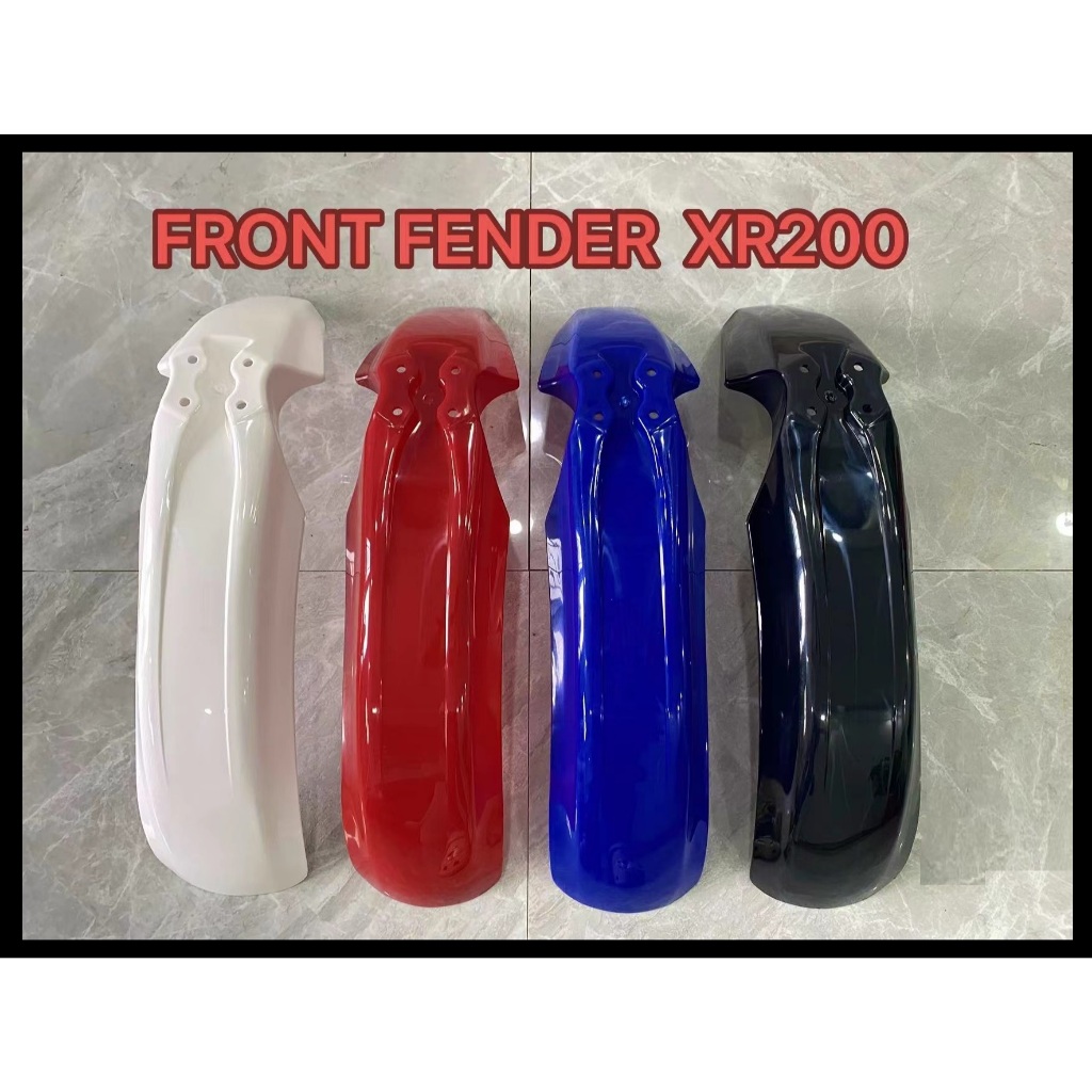 Front Fender For XR200 (White/Black/Blue/Red) | Shopee Malaysia