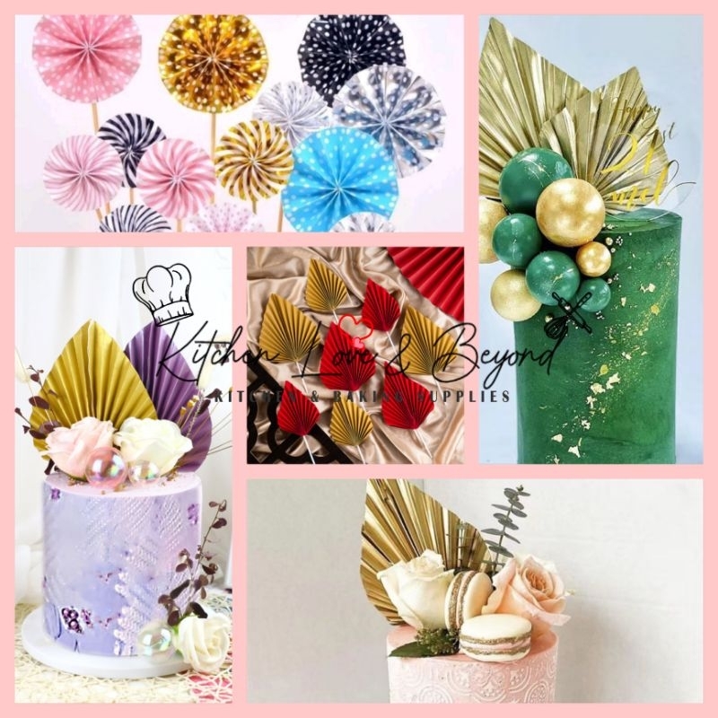 Pinwheel Fan for Cake Cupcake Topper | Shopee Malaysia