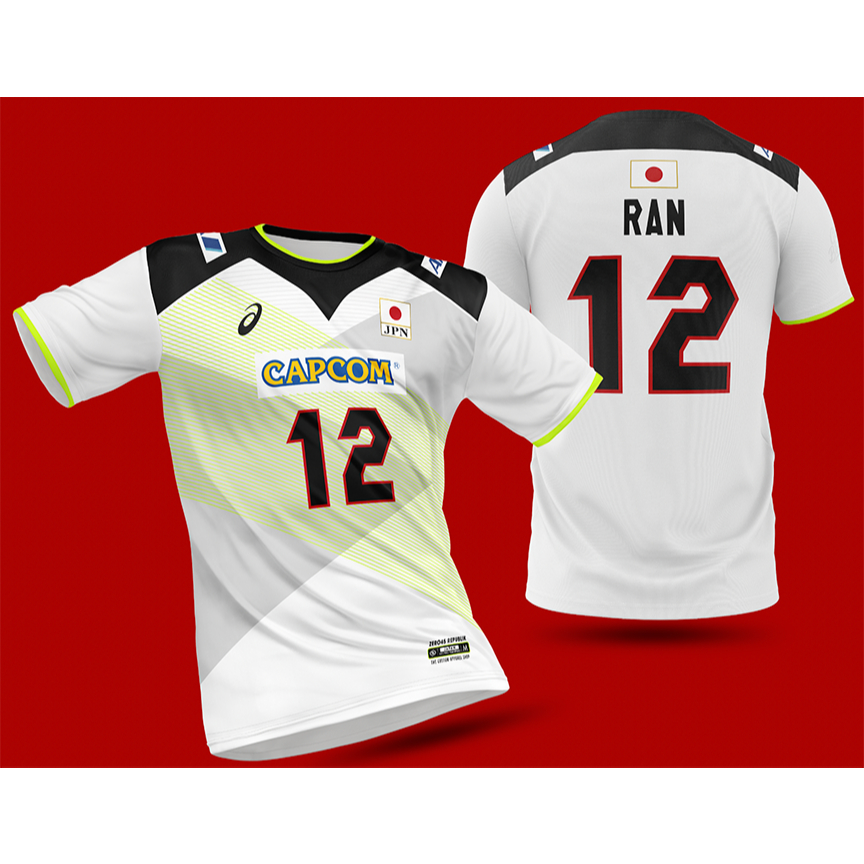 Japan CAPCOM Men's Volleyball Team Jersey | Shopee Malaysia
