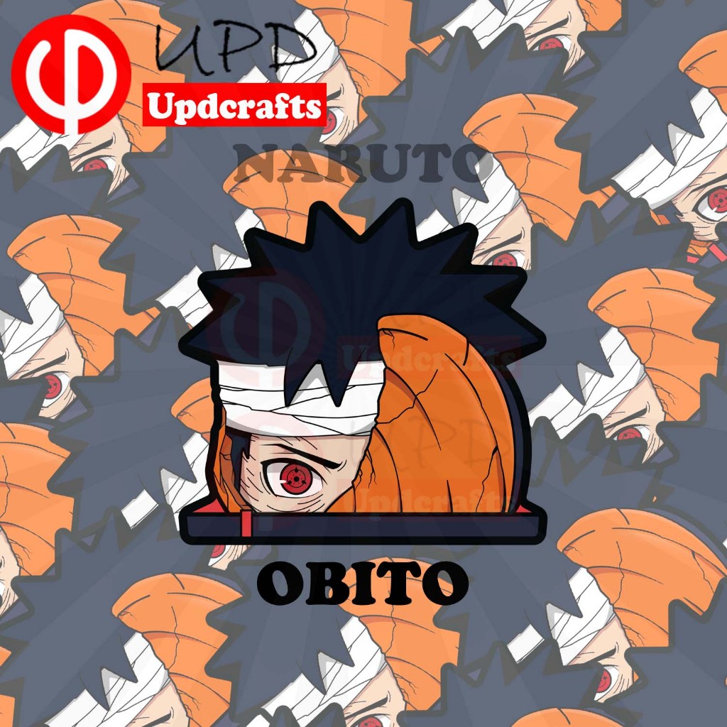 OBITO UCHIHA - NARUTO PEEKER VINYL STICKER FADE, WATER & SCRATCH PROOF ...
