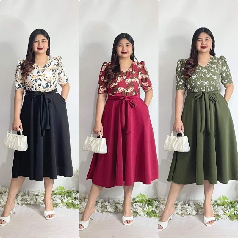 Coleen Combi Dress (S-L) | Shopee Malaysia