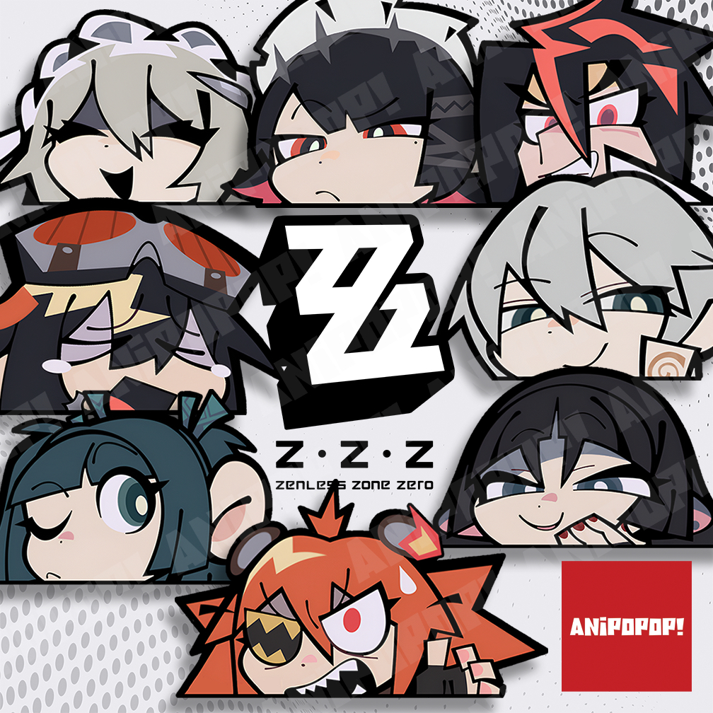 Zenless Zone Zero Waterproof Vinyl Chibi Peeker Stickers for tumblers ...