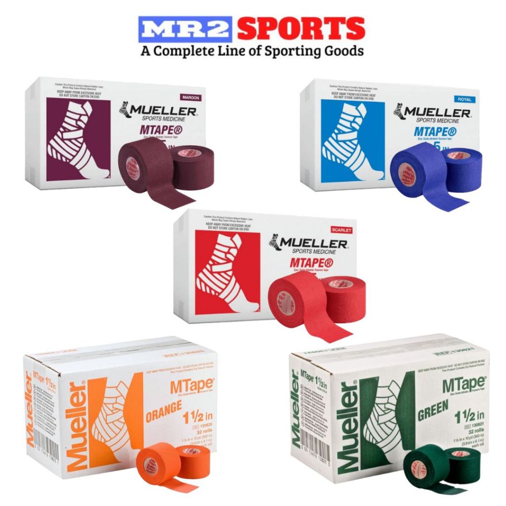 Colorful Mueller MTape Colored Athletic Tape 1.5" x 15yards (Sold Per ...