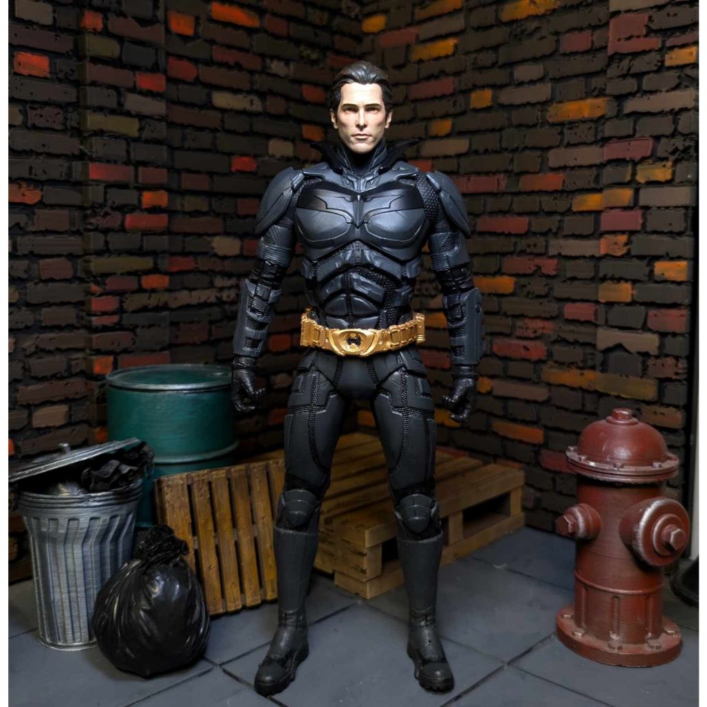 Christian Bale Batbale head sculpt for McFarlane 1:10 | Shopee Malaysia