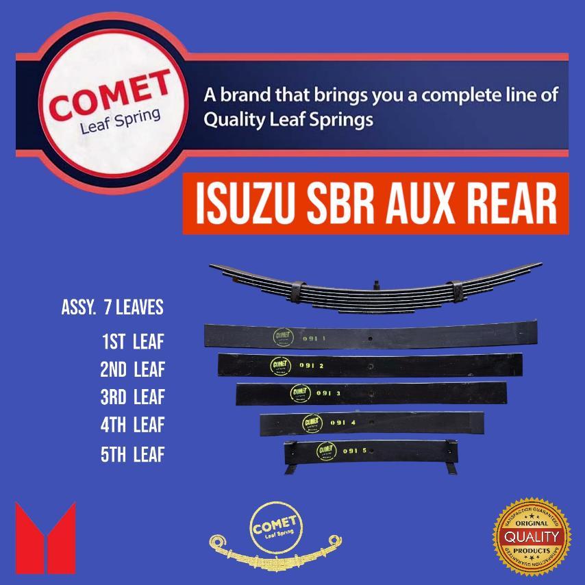 Leaf Spring for Isuzu SBR Aux Rear 7 Leaves Assembly (Molye) | Shopee ...