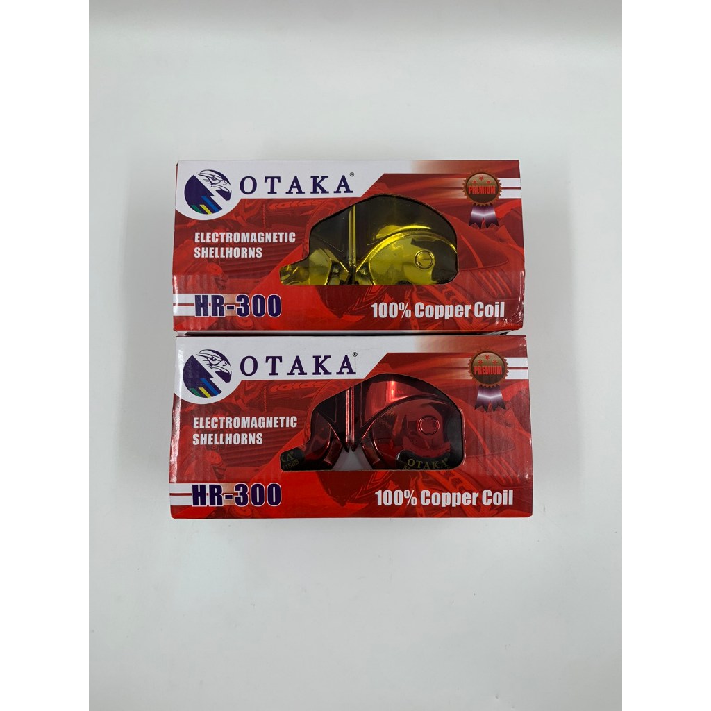 OTAKA Horn Power Gold HR300 12V Electromagnetic Shellhorns 12 volts ...