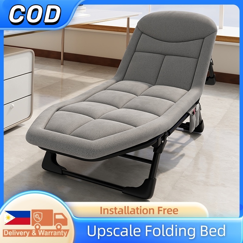 2025New Single folding bed with foam Sturdy Bed Heavy Duty Metal Frame ...