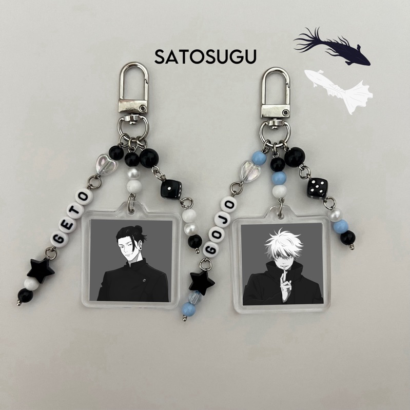 GETO AND GOJO SATOSUGU Inspired Keychain | Shopee Malaysia