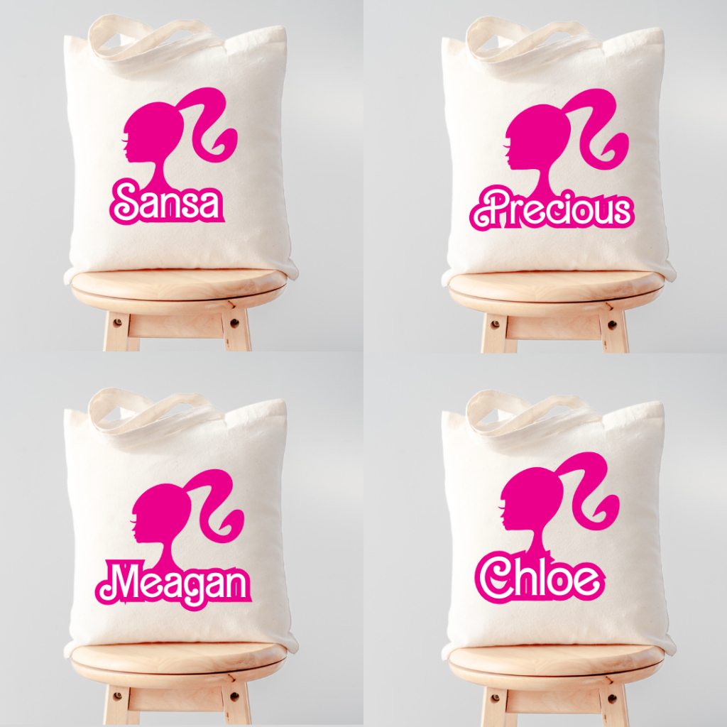 Barbie Personalized ToteBag kids toddler souvenir gift canvas katya for ...