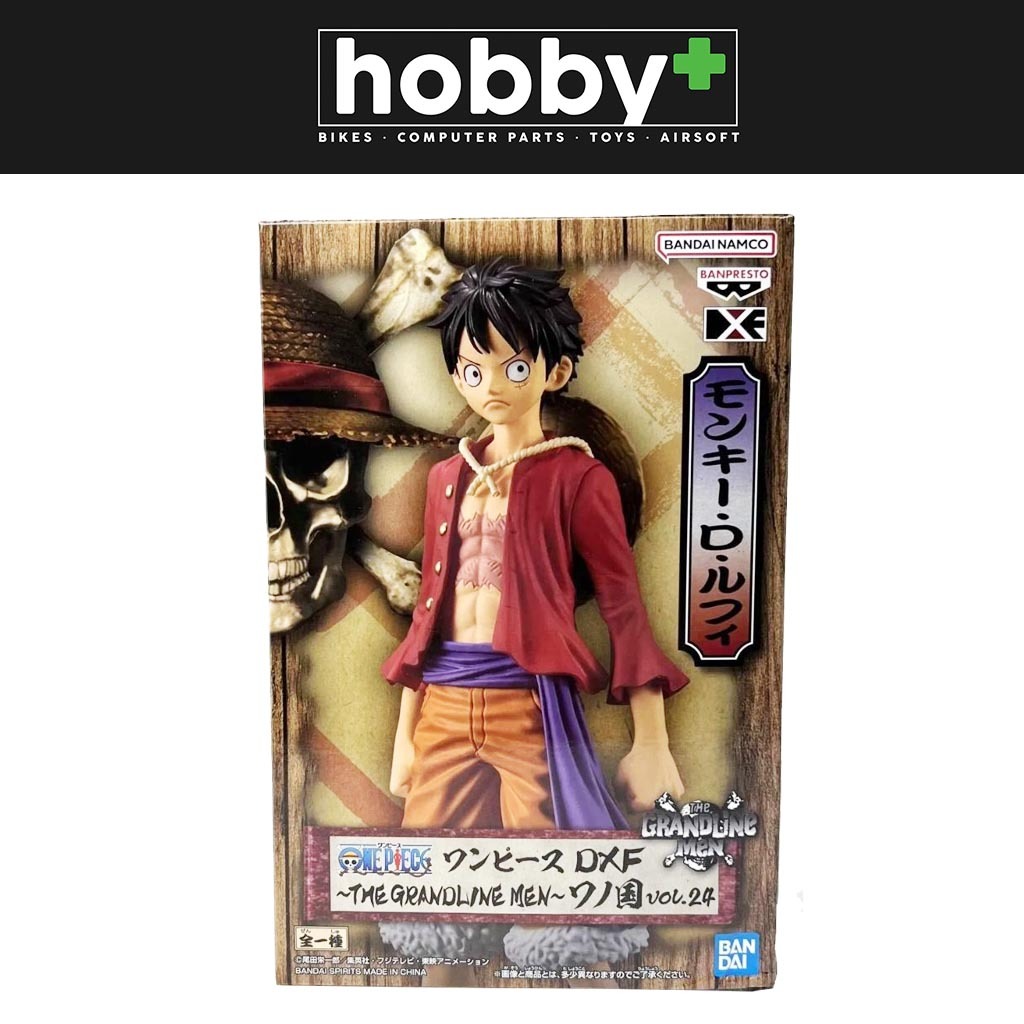 Banpresto One Piece DXF Grandline Men Vol.24 Monkey D. Luffy | Shopee Malaysia