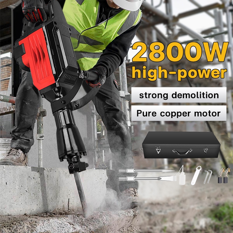 Heavy Duty Impact Drill Convenient Demolition Hammer 2800W ...