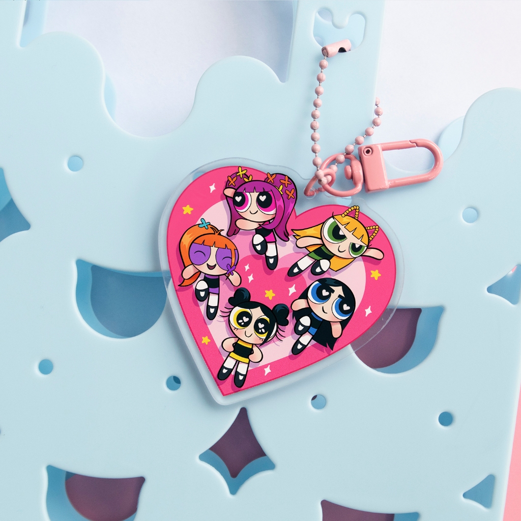 New Jeans: Powerpuff Girls Acrylic Keychain Hanni Minji Danielle Haerin ...