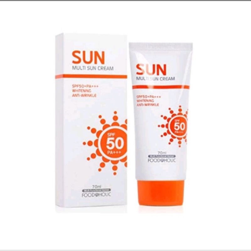 FOODAHOLIC Multi Sun Cream SPF 50+ PA+++70ml | Shopee Malaysia