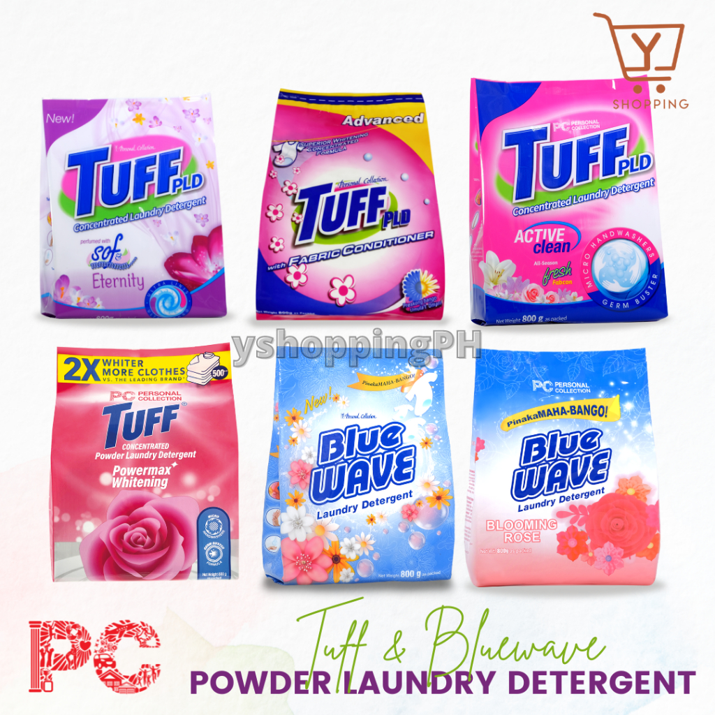 ️PC Tuff Sof PLD Eternity Blue wave Laundry Powder Detergent Fabric ...