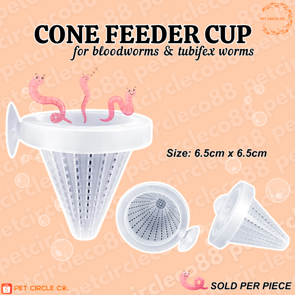 Aquarium Cone Feeder for Bloodworms & Tubifex worms | Shopee Malaysia