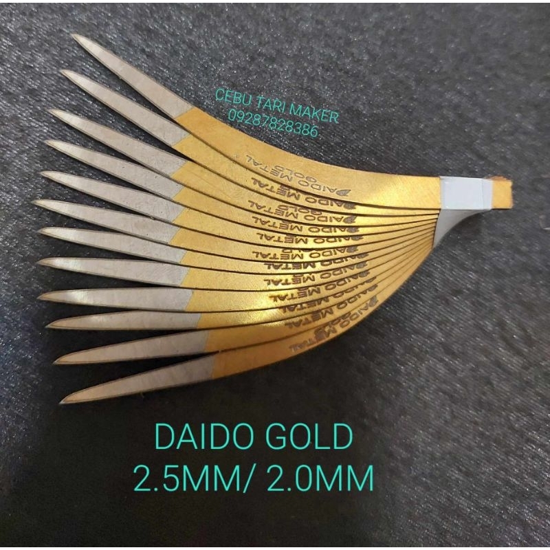 DAIDO GOLD PRE CUT 2.0MM & 2.5MM( SOLD PER PC) | Shopee Malaysia
