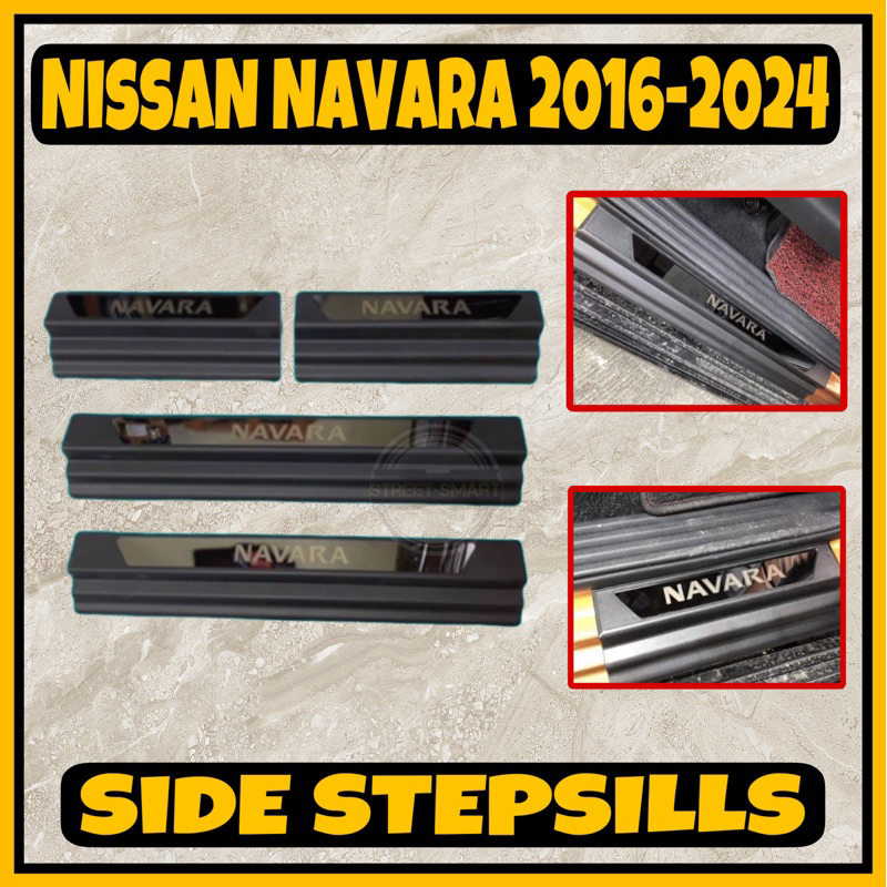 NISSAN NAVARA 2016 to 2024 SIDE STEP SILL | Shopee Malaysia
