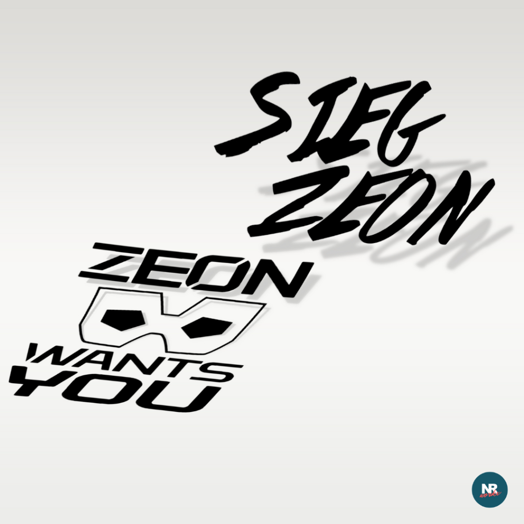 Zeon Vinyl Decal Sticker Gundam Gunpla | Shopee Malaysia