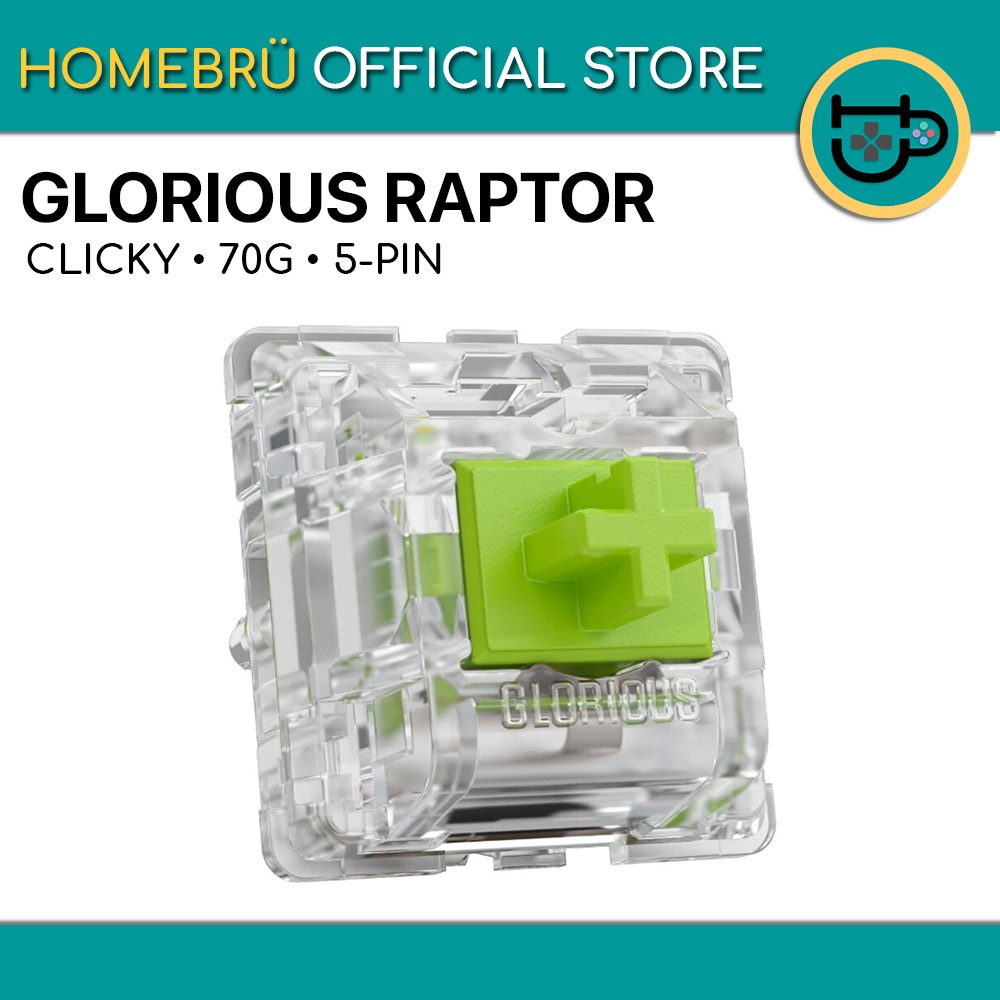 GLORIOUS Raptor Clicky Mechanical Keyboard Switch | Shopee Malaysia