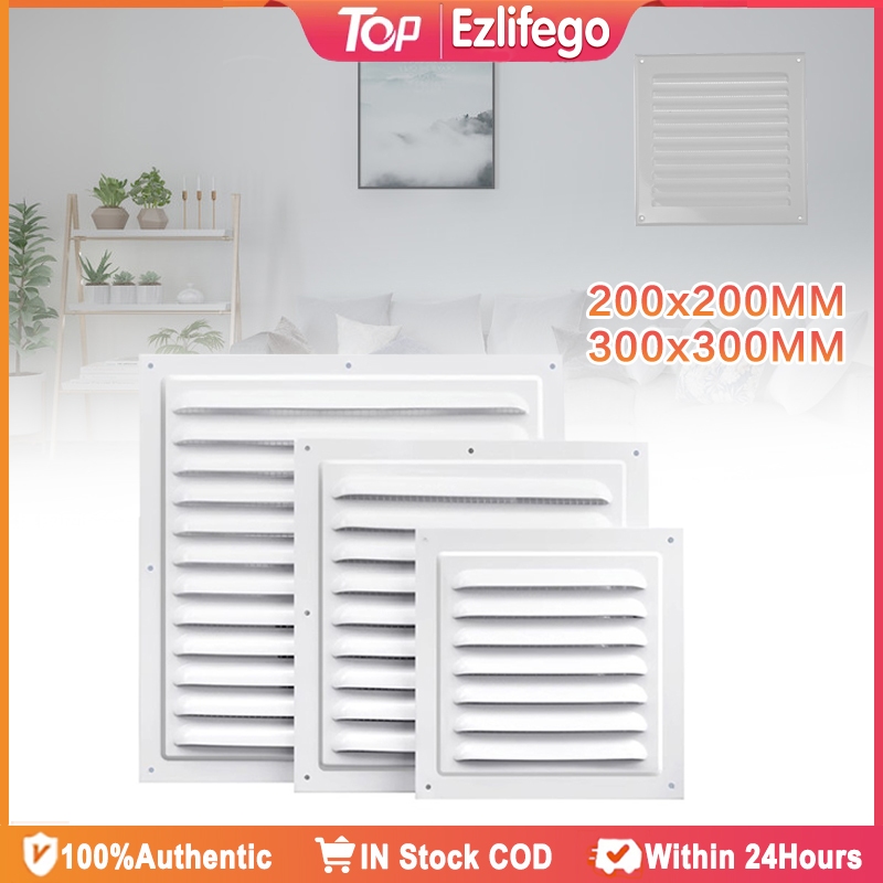 Metal Louver Vent Cover Vent Systems Grille Cover Built-in Insect ...