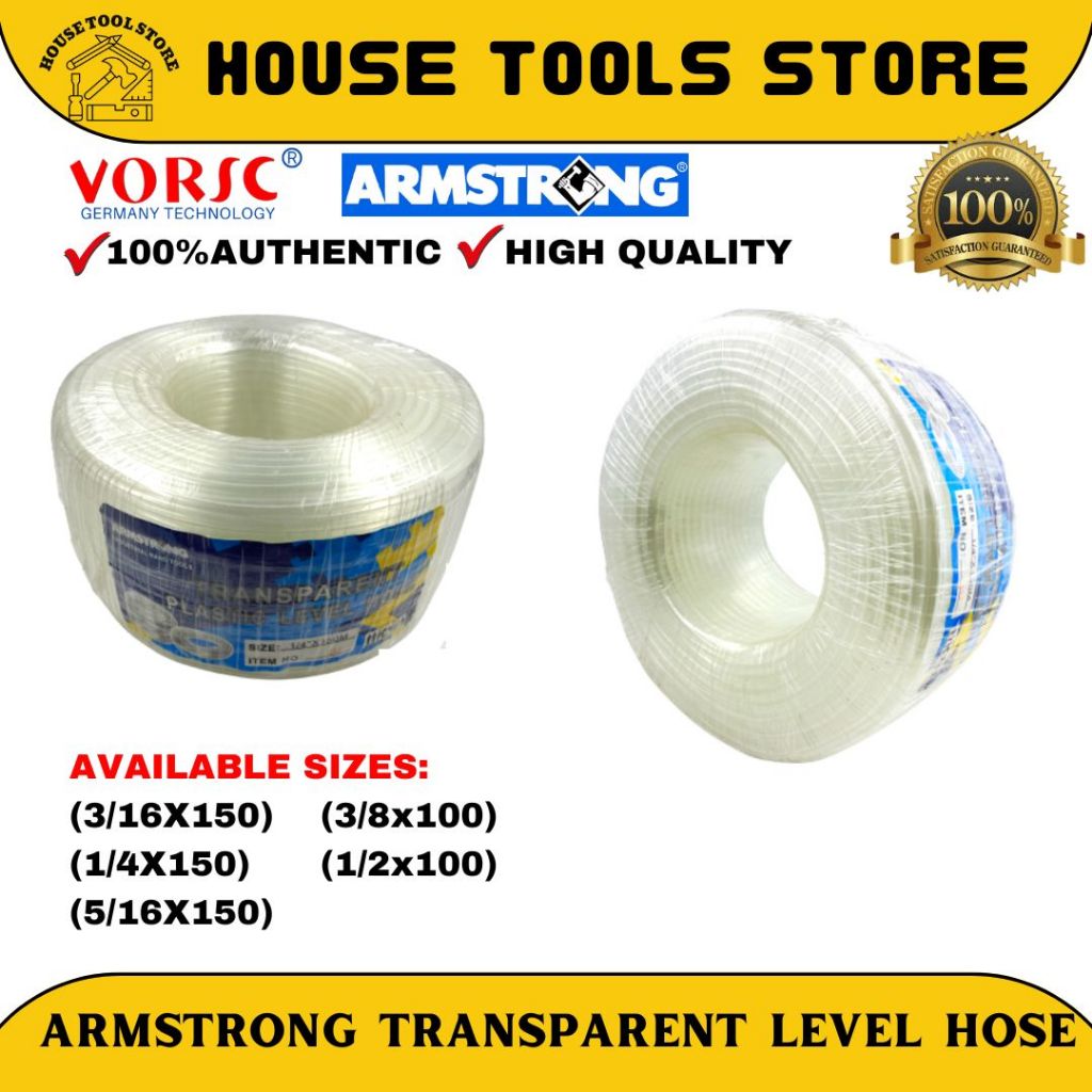 ARMSTRONG PLASTIC LEVEL HOSE (TRANSPARENT) | Shopee Malaysia