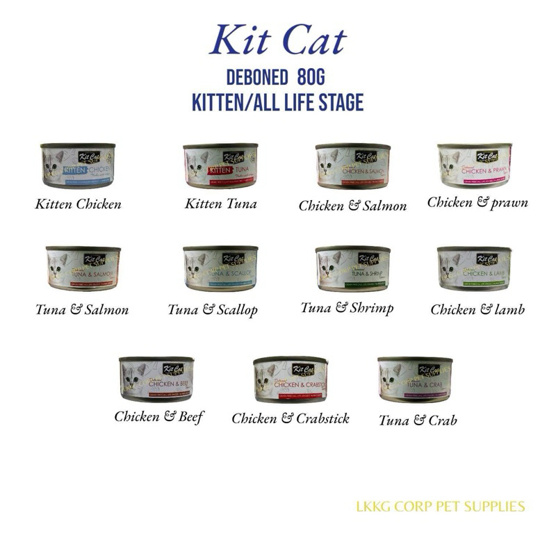 Kit Cat Deboned Grain Free Kitten/All life stage 80g | Shopee Malaysia