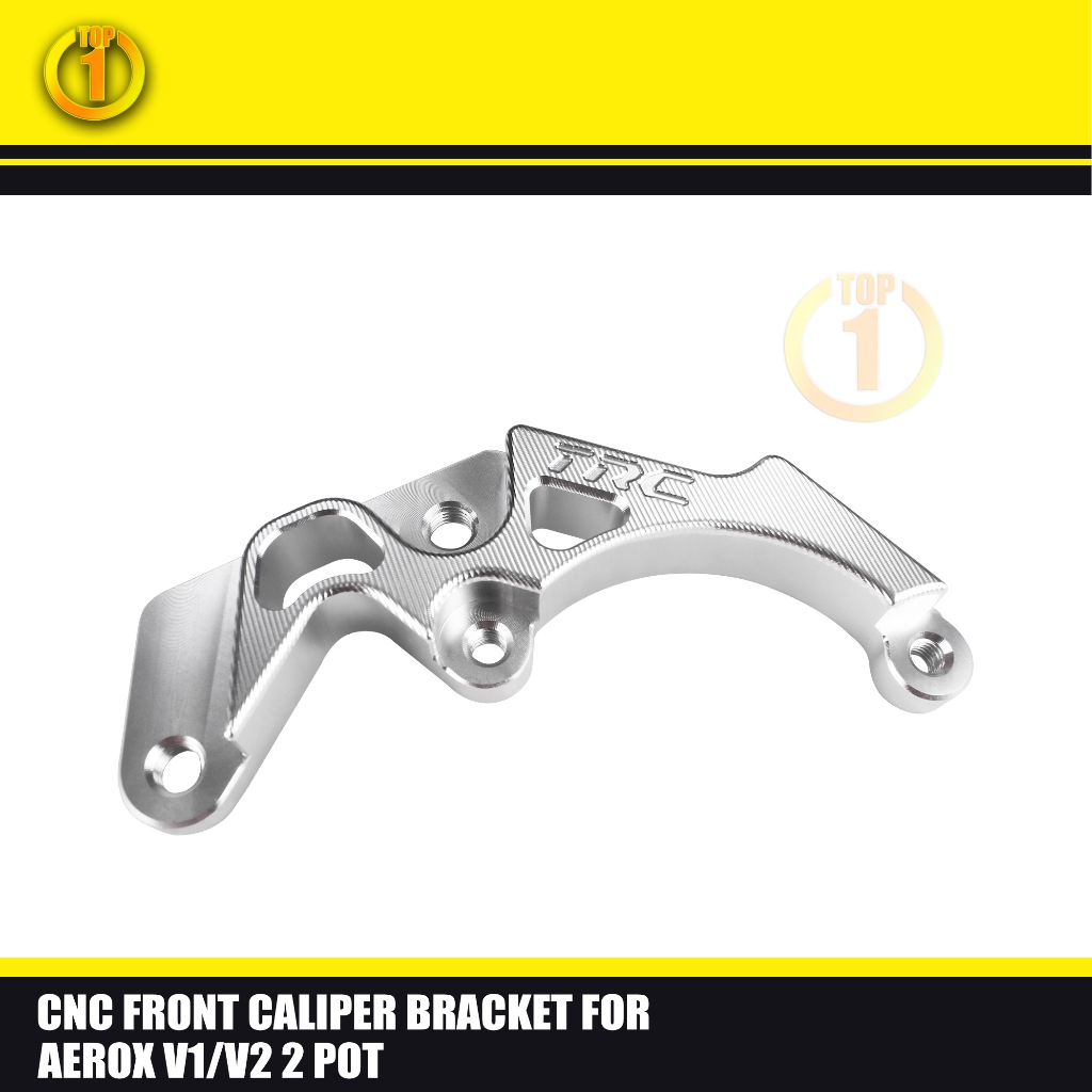 TOP1 RACING TRC 2 POT CNC Caliper Bracket Front Axial 220mm Disc For ...