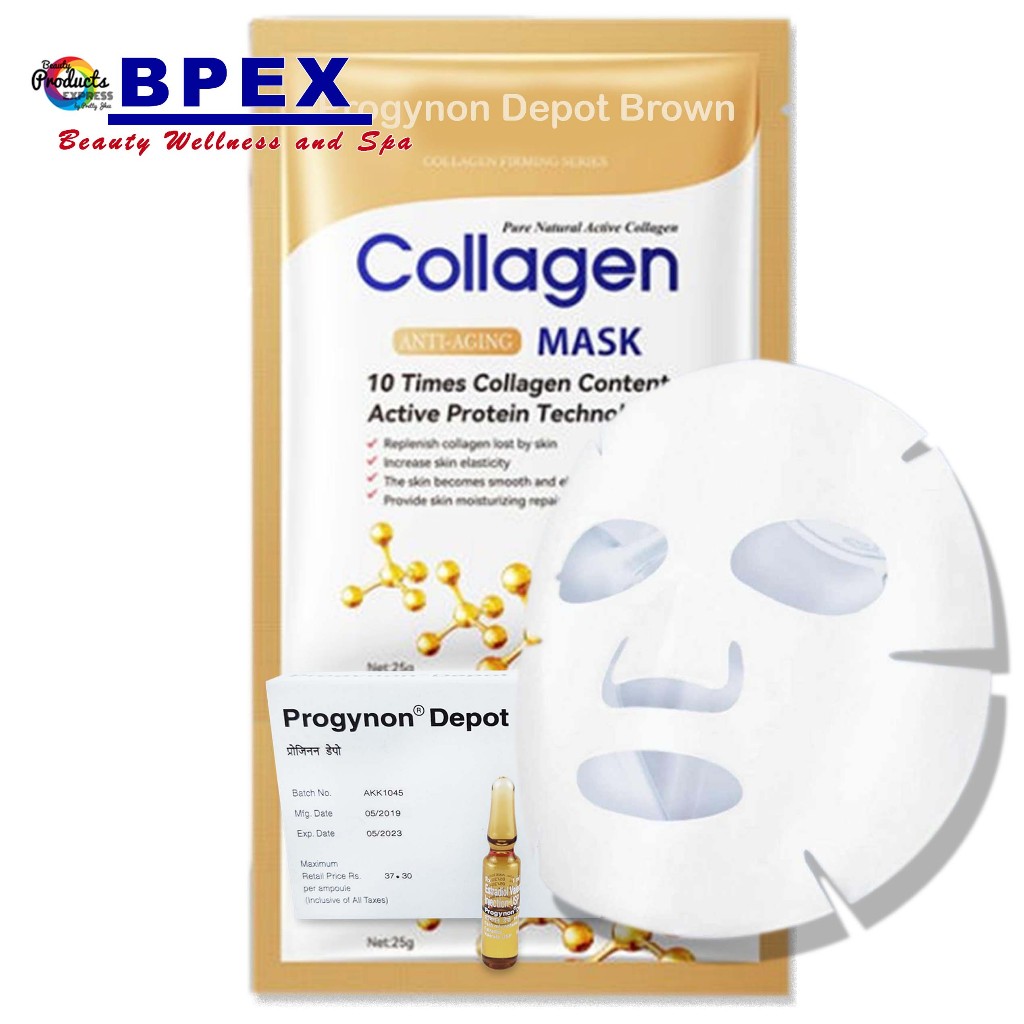 Collagen Mask Anti-aging Whitening Facial Mask Sheet Hydrating Korean ...