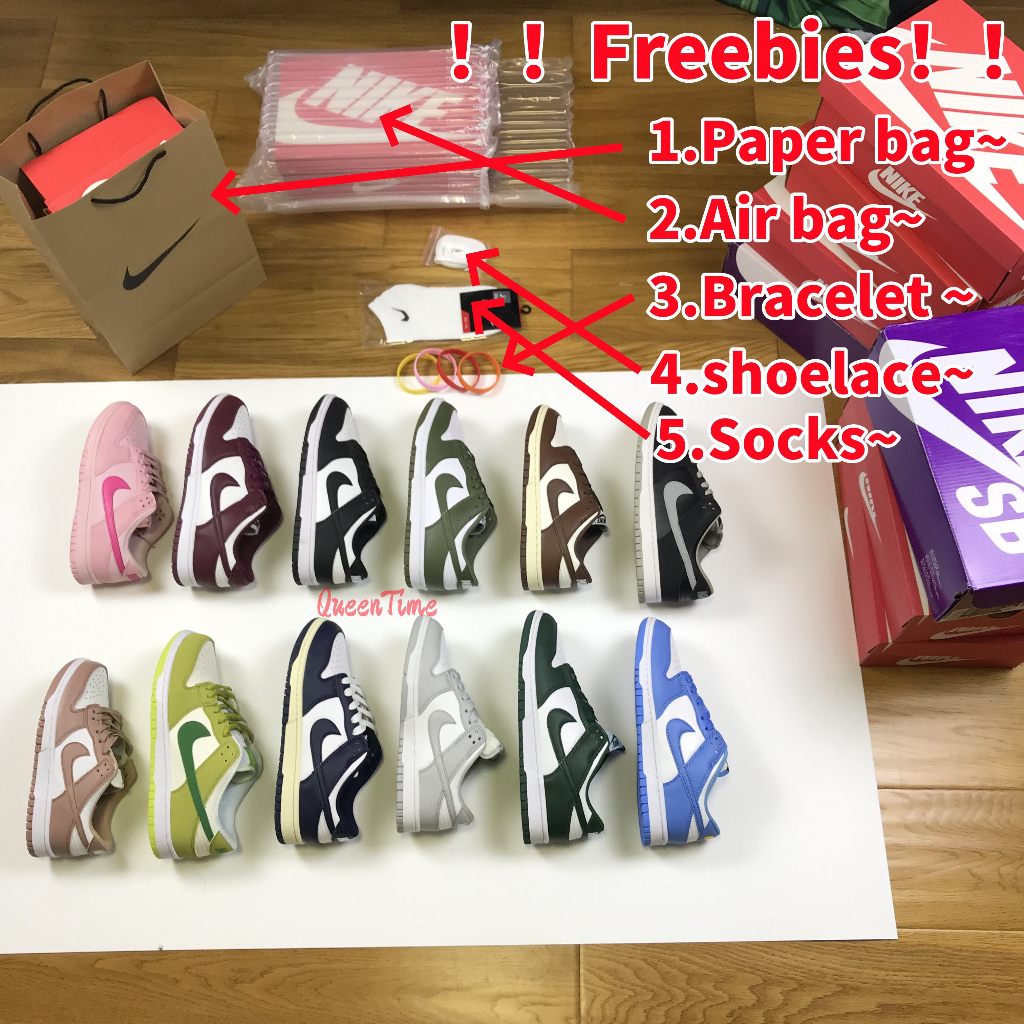 Freebies SB Dunk Low panda Black white coast blue J-Pack Shadow Grey ...