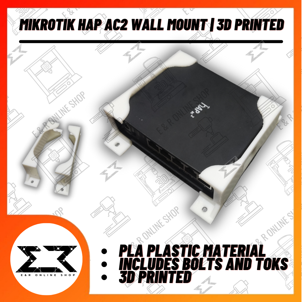 Mikrotik hAP Ac2 Wall Mount 3D Printed | Shopee Malaysia