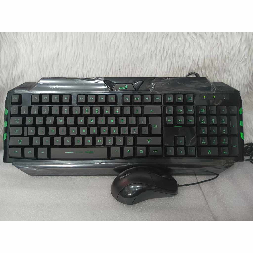 GENIUS KEYBOARD AND MOUSE BUNDLE BLACK | Shopee Malaysia