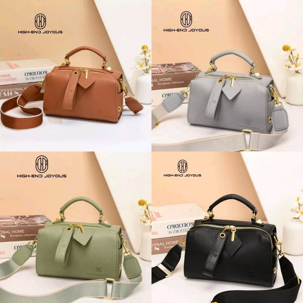 HIGH END JOYOUS SLING BAG PLAIN COLOR WITH WIDE STRAP | Shopee Malaysia