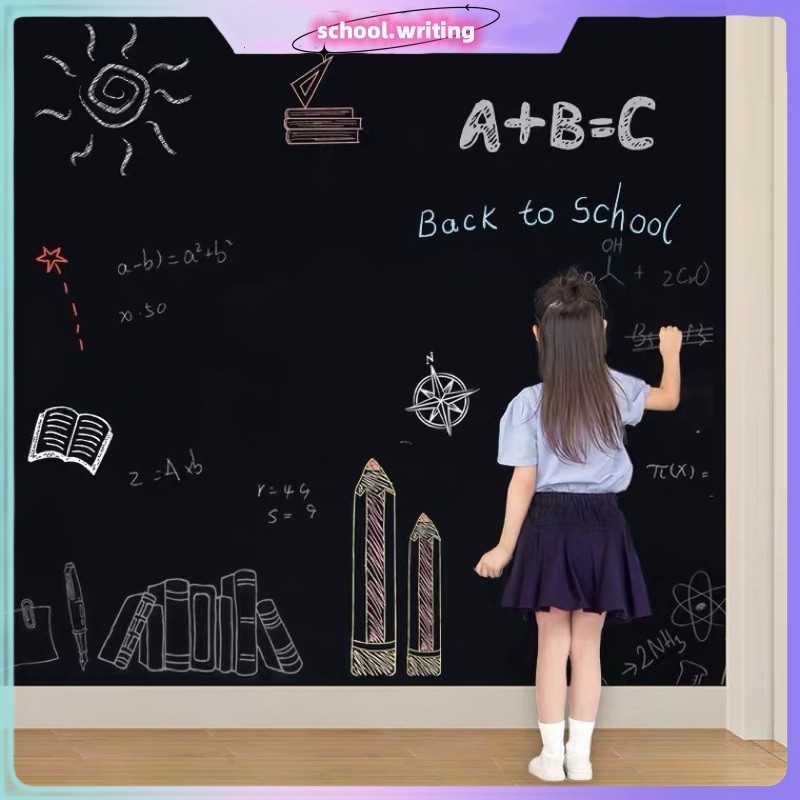 SW Whiteboard & Chalkboard Blackboard Stickers on Removable Vinyl Draw ...