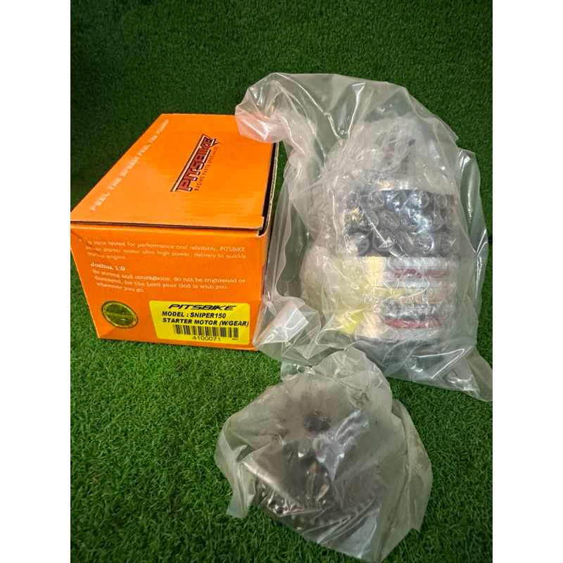PITSBIKE POWER STARTER MOTOR UPGRADED WITH IDLE GEAR HEAVY DUTY ...