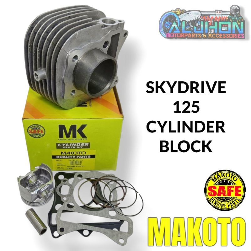 MAKOTO SKYDRIVE 125 CYLINDER BLOCK SET STANDARD SIZE | Shopee Malaysia