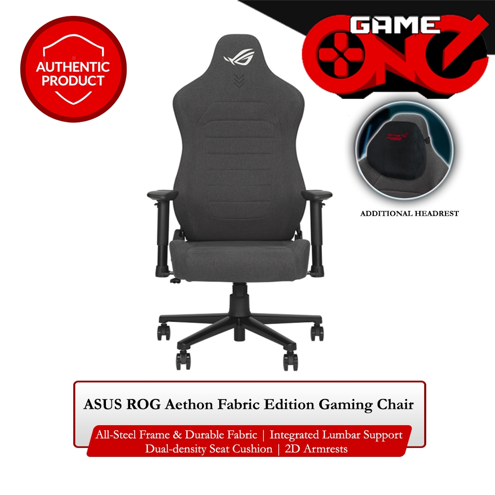 ASUS ROG Aethon Fabric Edition Gaming Chair with Integrated Lumbar ...