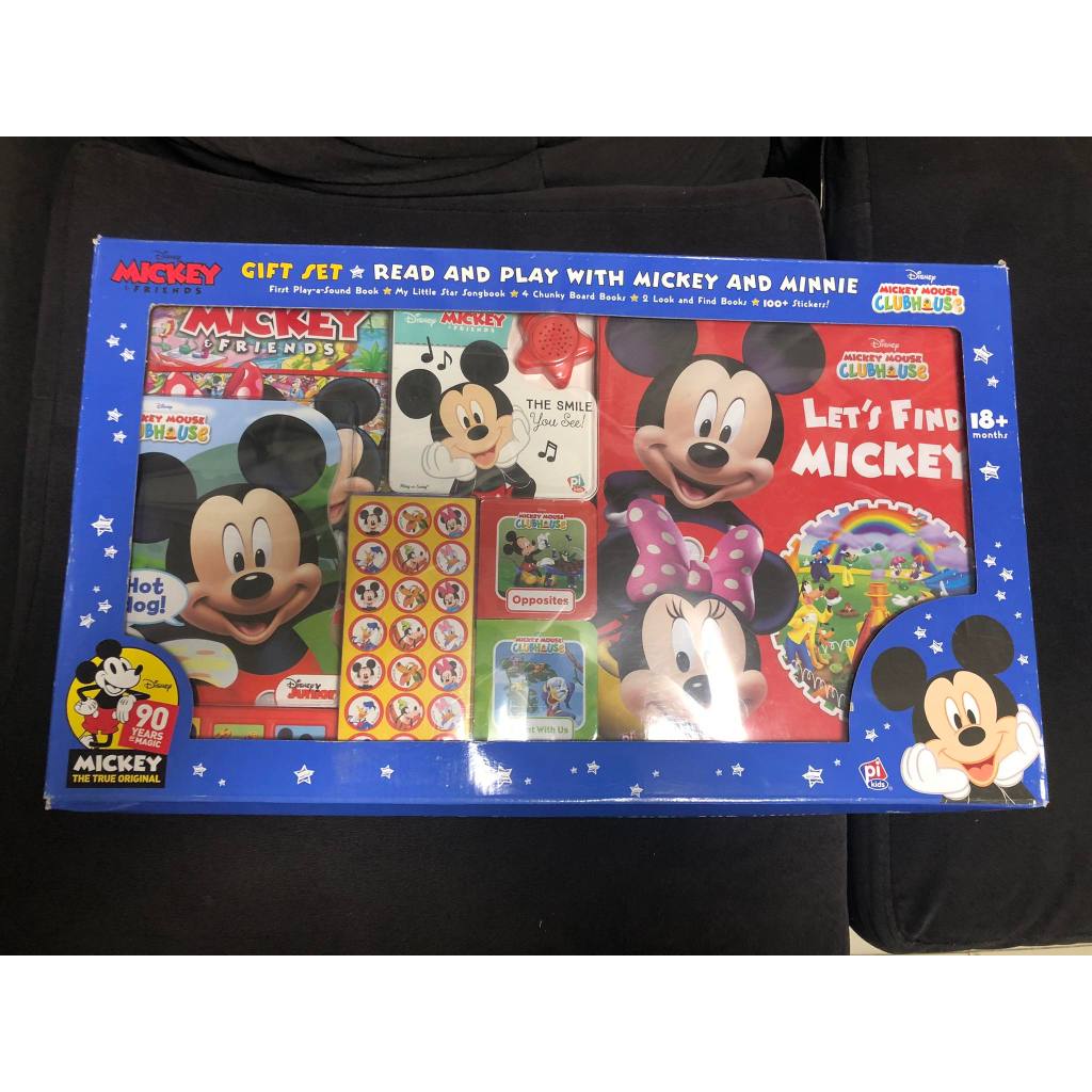 Disney Read and Play with Mickey and Minnie Gift Set Mickey Mouse Club ...