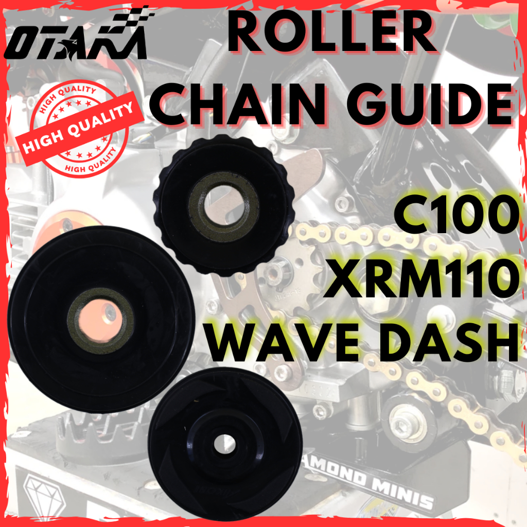 ROLLER CHAIN GUIDE FOR C100/XRM110/WAVE DASH OTAKA JAPANS HIGH QUALITY ...
