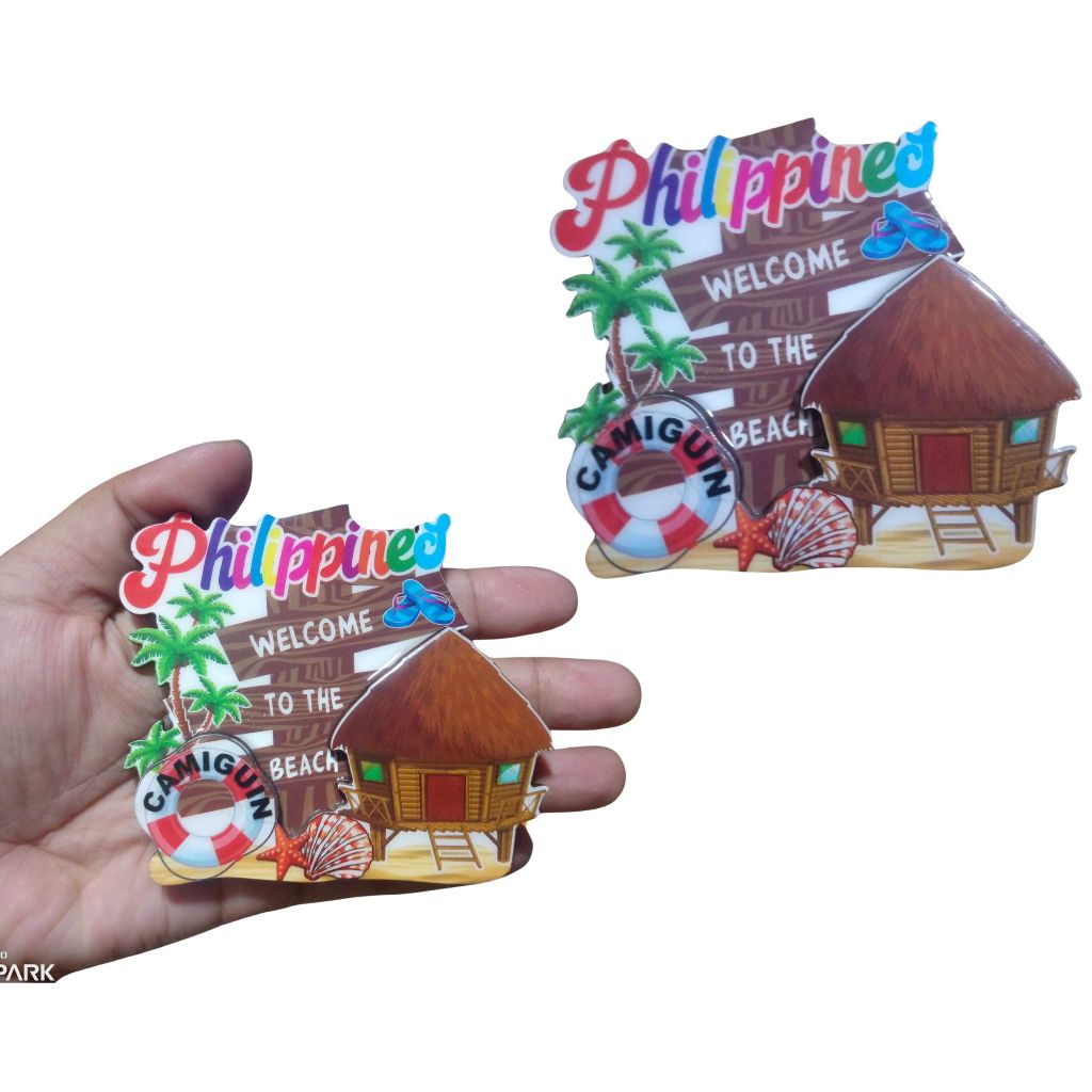 CAMIGUIN DESIGN WOOD REF MAGNET SOUVINER | Shopee Malaysia