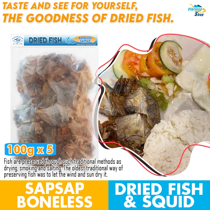 Dried Fish Sapsap Boneless 500g / 1kg Dried Sapsap / Gourmet Dried Fish ...