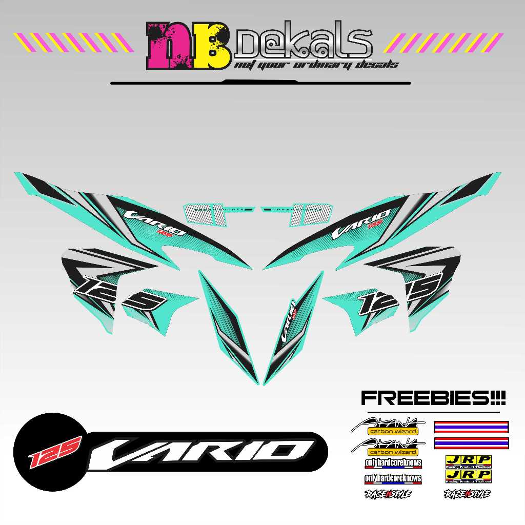 Honda Click 125i VARIO 2024 New Decals | Shopee Malaysia