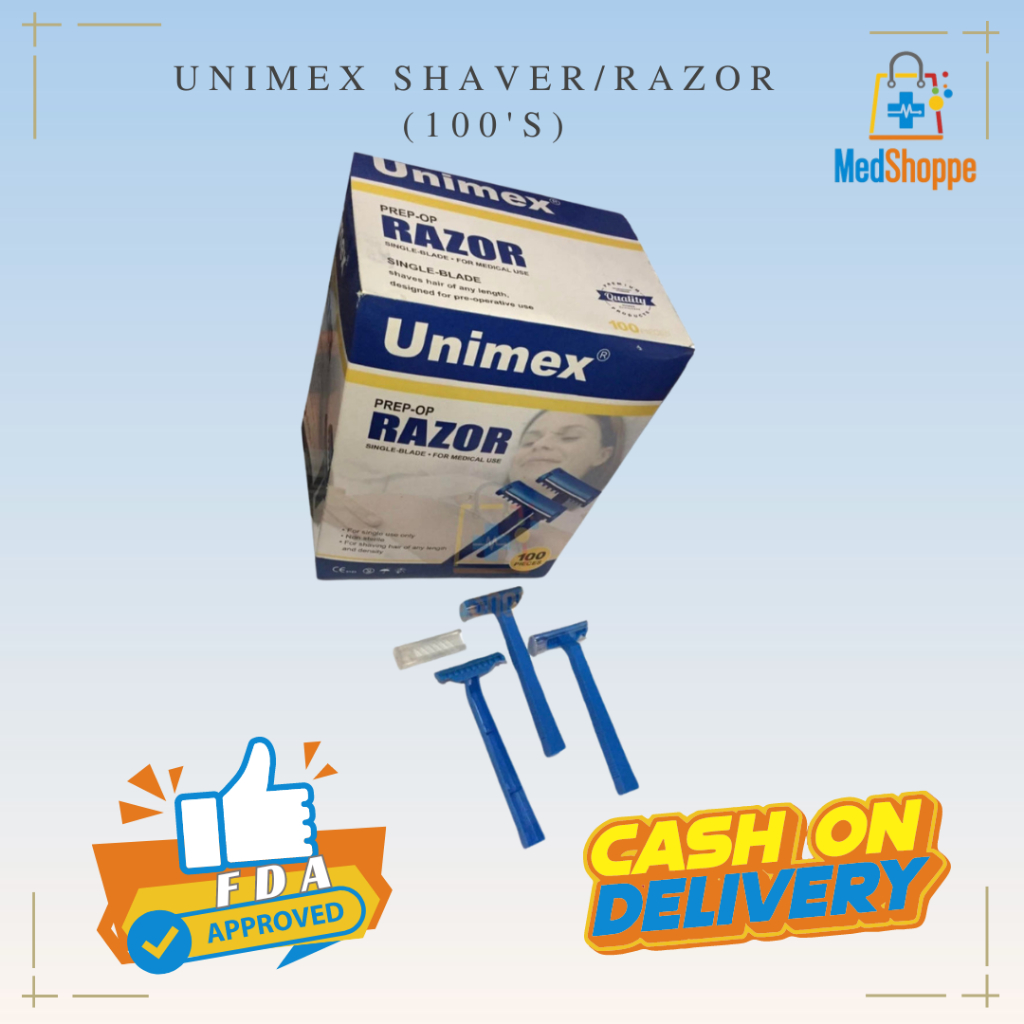 UNIMEX SHAVER/RAZOR (100'S) | Shopee Malaysia