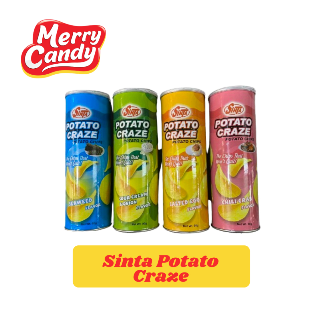Sinta Potato Craze Chips (Chili Crab, Seaweed, Sour and Cream, Salted ...