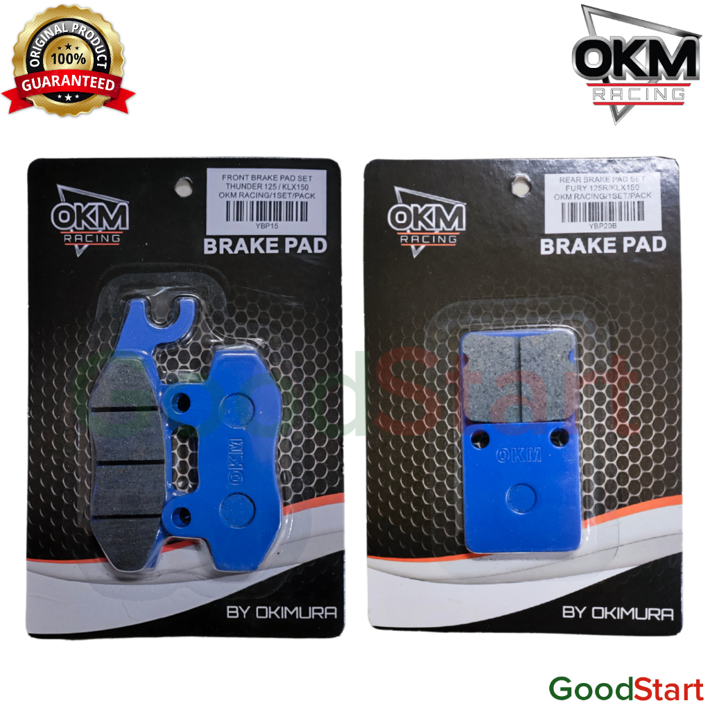 KAWASAKI KLX 150 BRAKE PAD OKIMURA | Shopee Malaysia